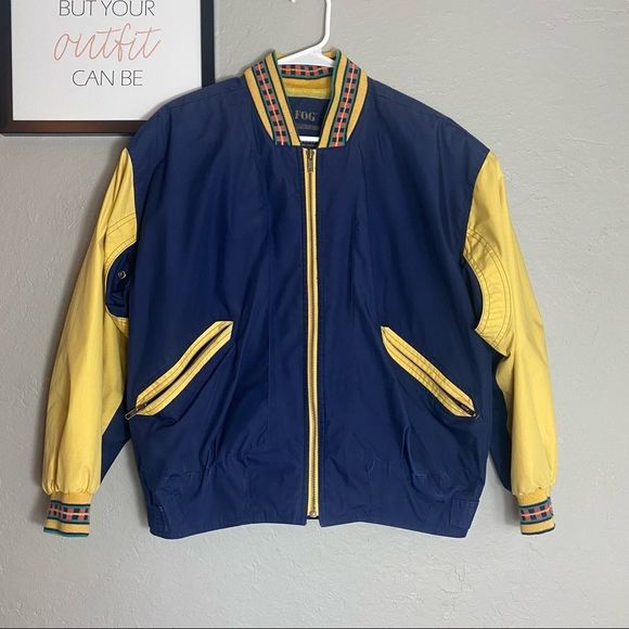 London Fog | Jackets & Coats | London Fog Vintagecolorblock Varsity ...
